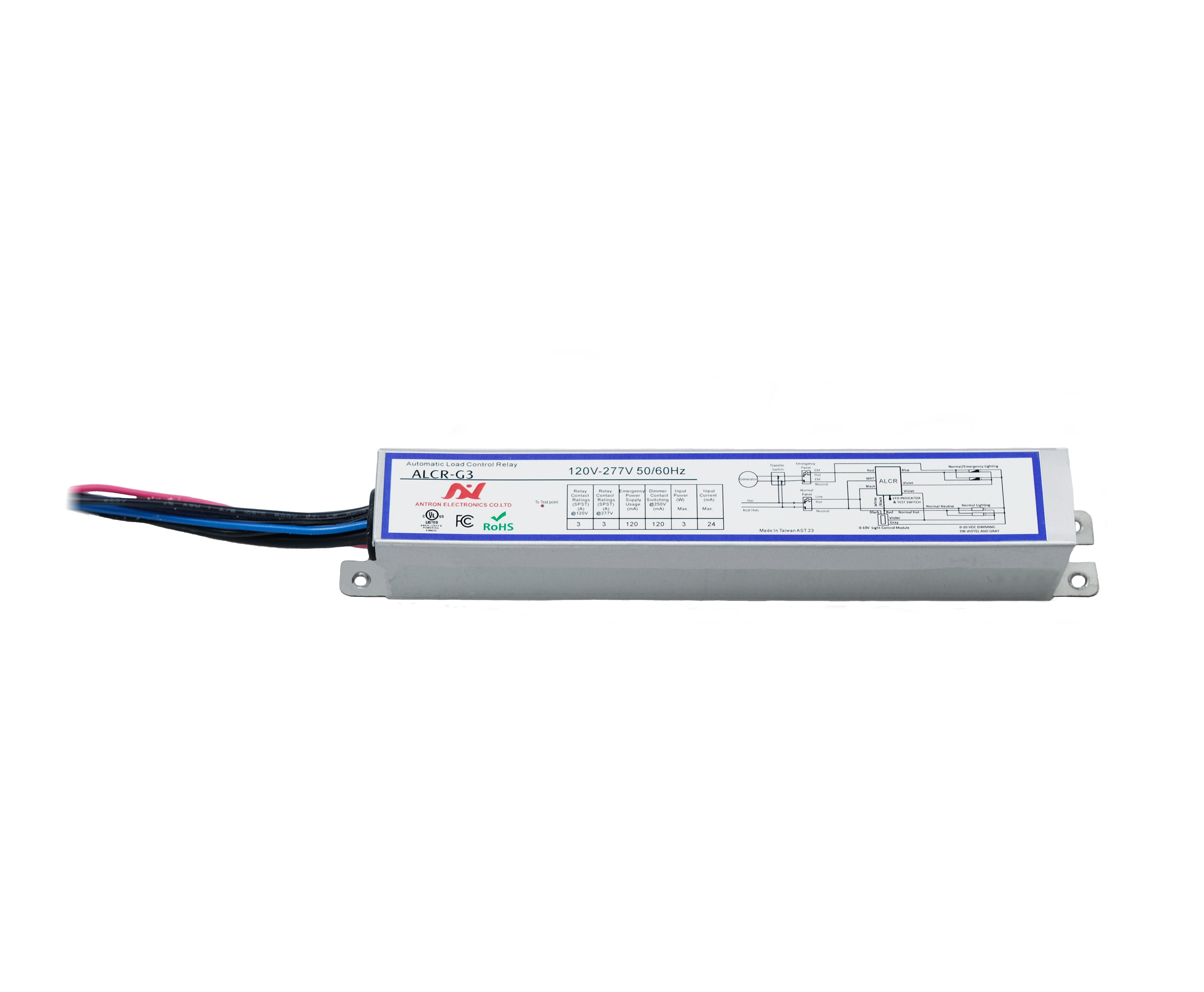 Emergency Lighting Automatic Load Control Relay AM251 - Antron Electronics